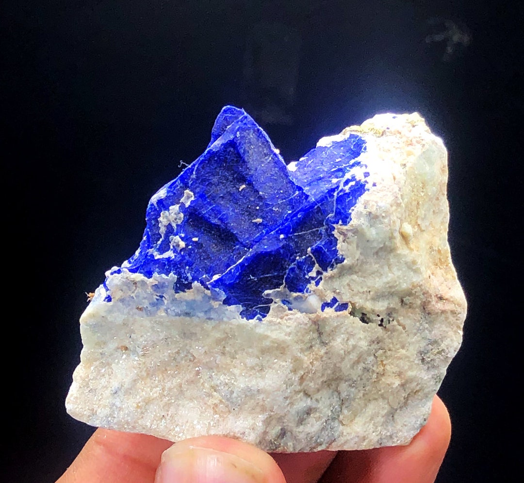 Deep Blue Lazurite Specimen, Lazurite Minerals , Lazurite Crystal ...