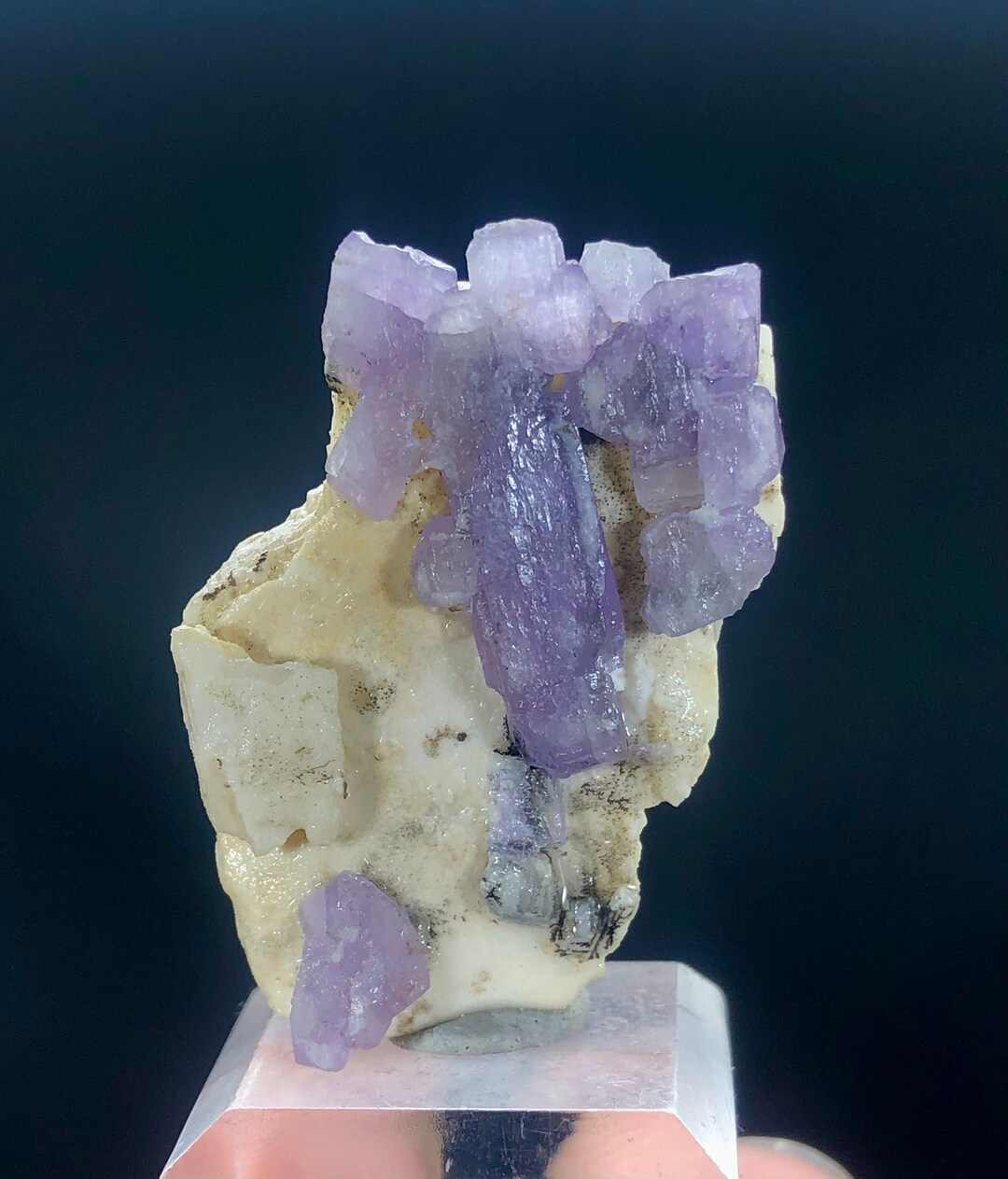 Purple Apatite Crystal, Raw Purple Apatite, Purple Apatite Specimen ...