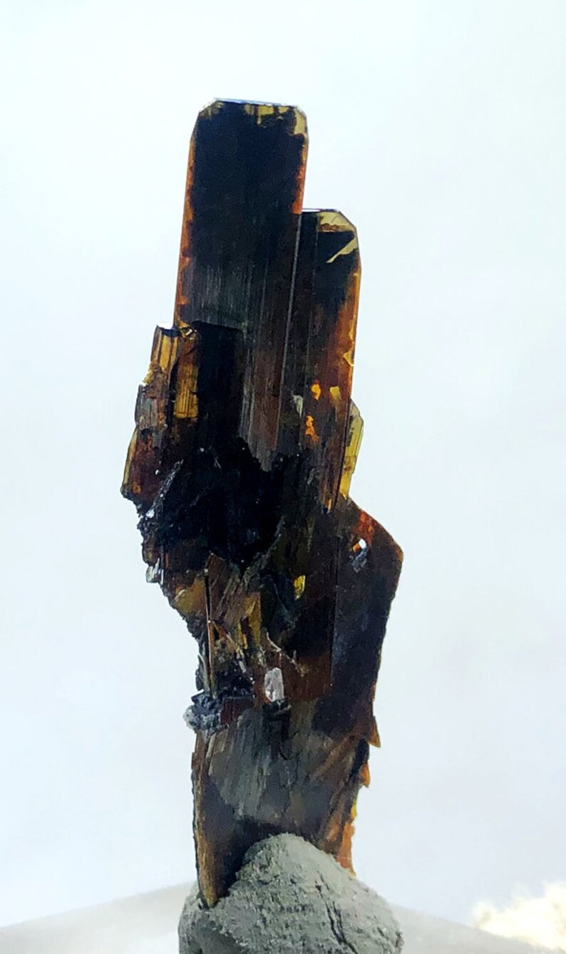 Brookite Crystal, Red Brookite Specimen, Rare Brookite Mineral ...