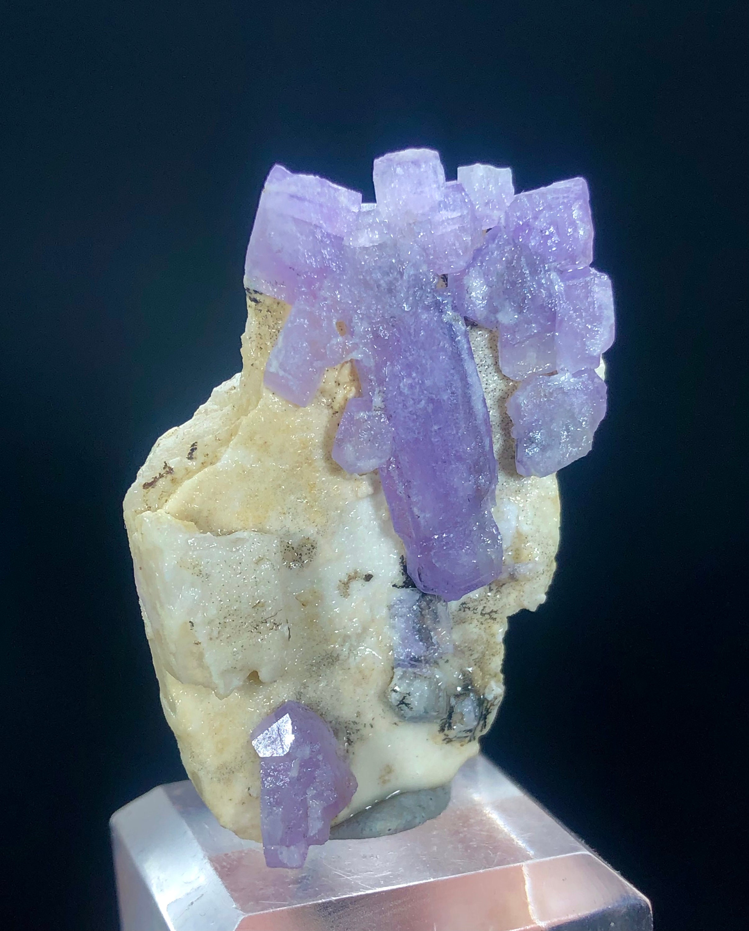 Purple Apatite Crystal, Raw Purple Apatite, Purple Apatite Specimen ...