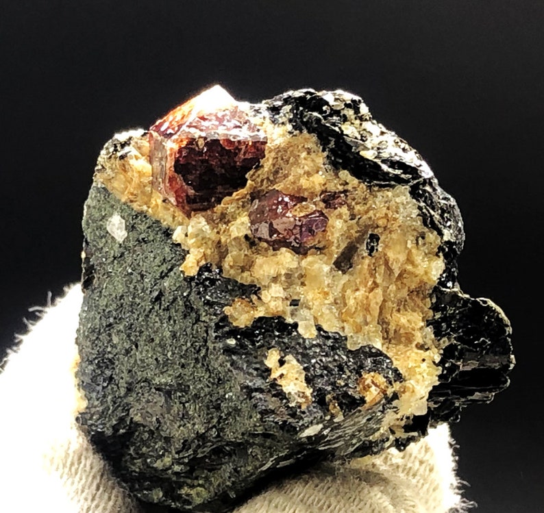 Zircon Crystal , Terminated Blood Red Color Rare Zircon Crystals on ...