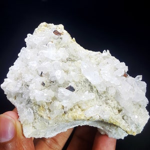 Brookite Crystals With Chlorine Quartz, Red Brookite Specimen, Rare ...