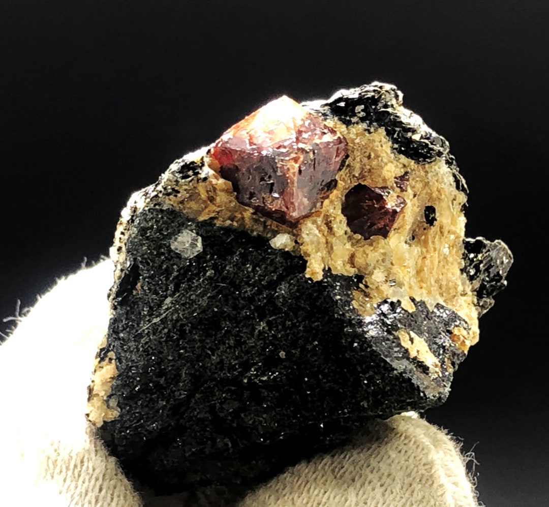 Zircon Crystal , Terminated Blood Red Color Rare Zircon Crystals on ...