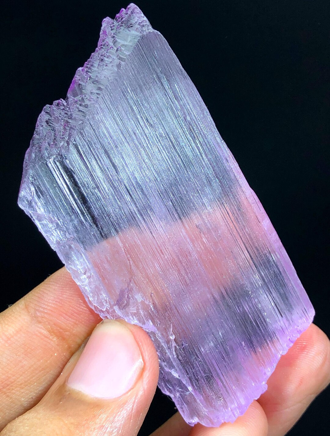 Natural Transparent Pink Color Kunzite Crystal, Mineral Specimen ...