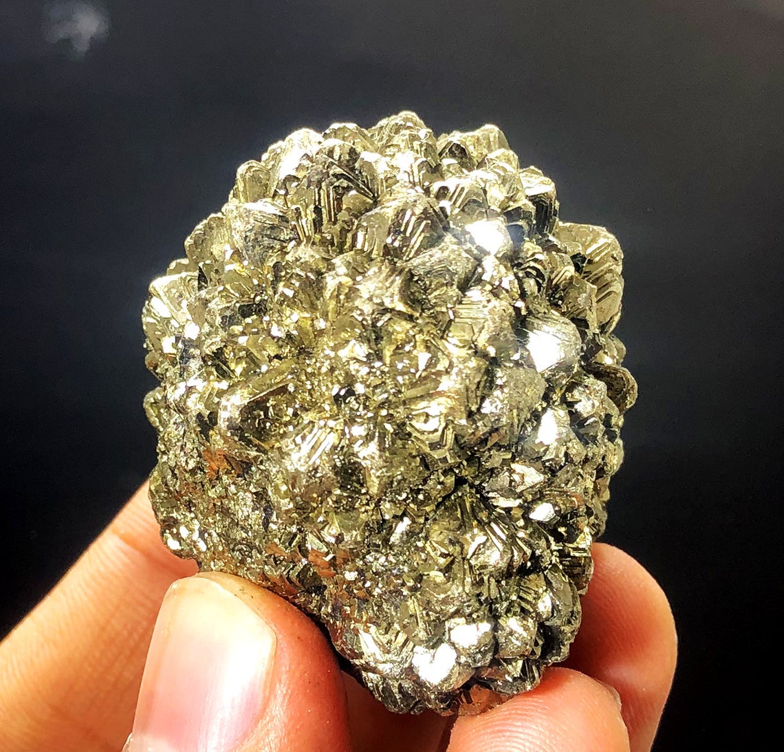 Pyrite Mineral, Marcasite Nodule, Golden Prophecy Stone, Crystal of ...