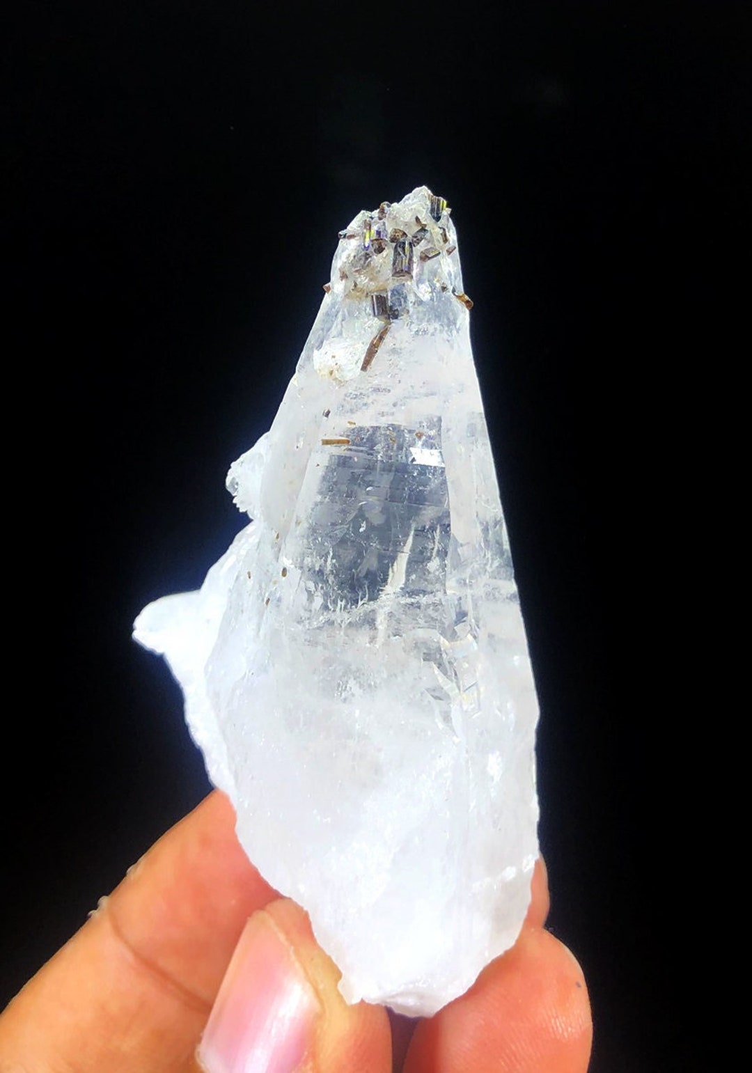 Rare Childrenite Crystals on Quartz, Childrenite Eosphorite ...