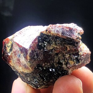 Zircon Crystal , Terminated Blood Red Color Rare Zircon Crystals on ...