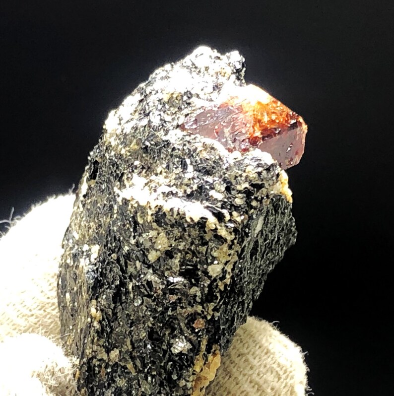 Zircon Crystal , Terminated Blood Red Color Rare Zircon Crystals on ...