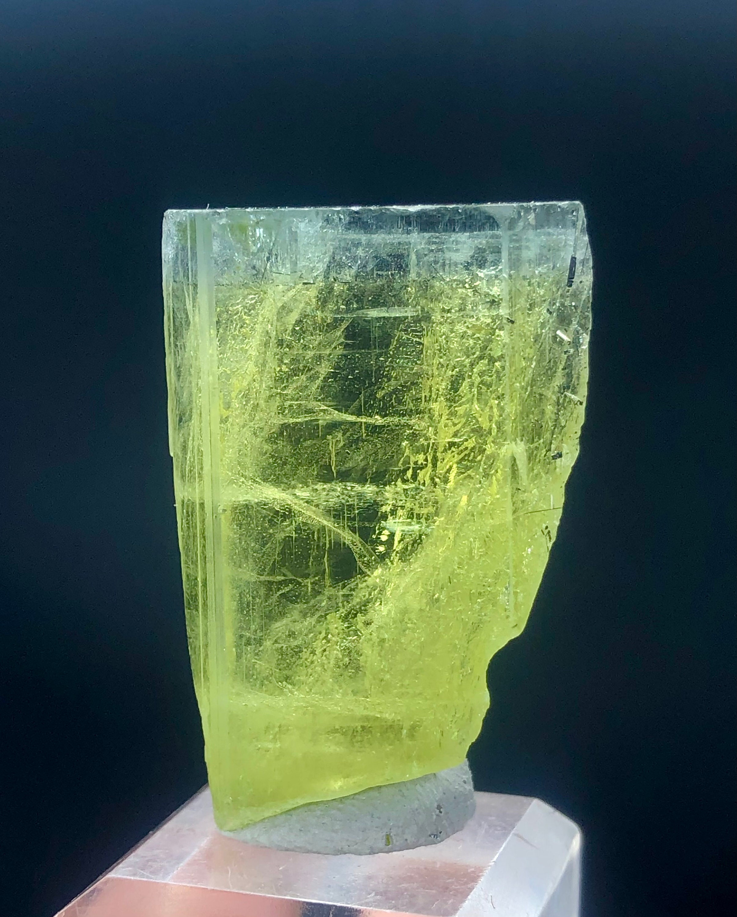 Terminated Heliodor Beryl Crystal, Raw Heliodor Beryl, Heliodor ...