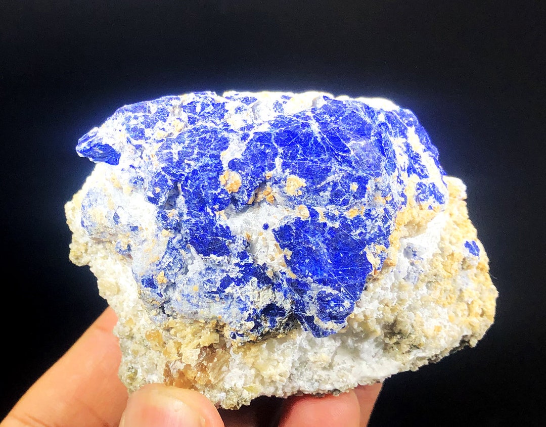 Deep Blue Lazurite Specimen, Lazurite Minerals , Lazurite Crystal ...