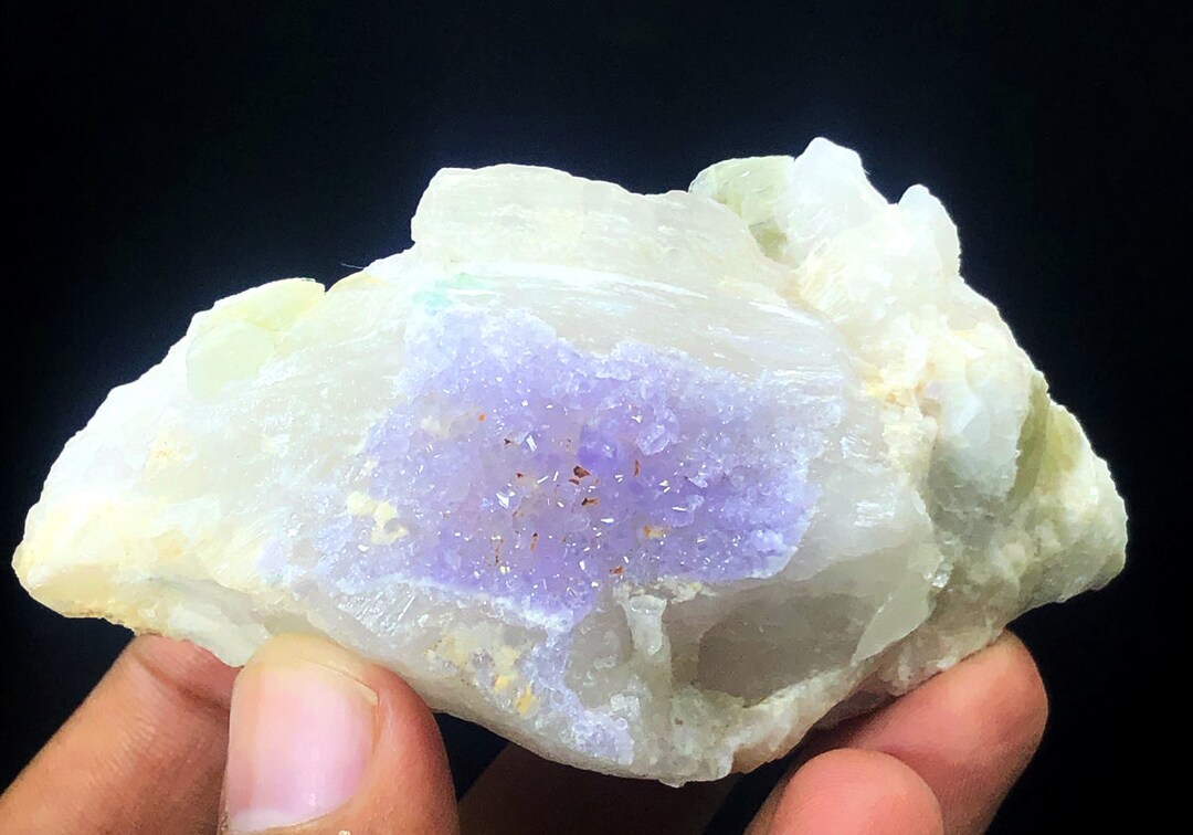 Purple Apatite Crystal, Terminated Purple Apatite, Raw Purple Apatite ...