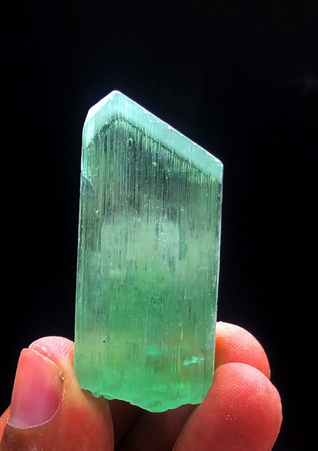 Green Kunzite Crystal, Natural Kunzite, Kunzite Mineral, Raw Kunzite ...