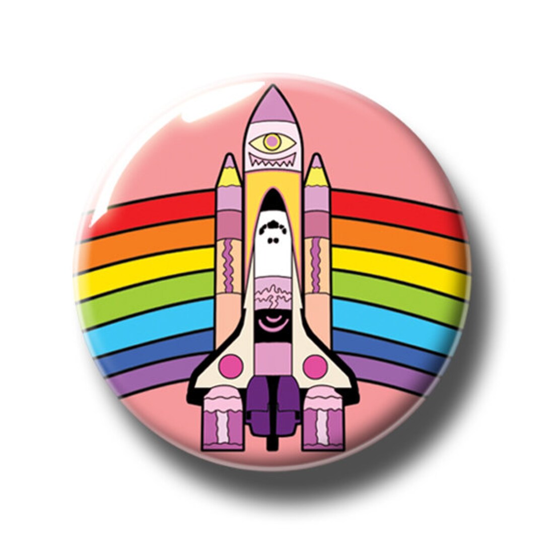 Space Shuttle Badge, Spaceship Pin, Boyfriend Gift, Girlfriend Gift ...