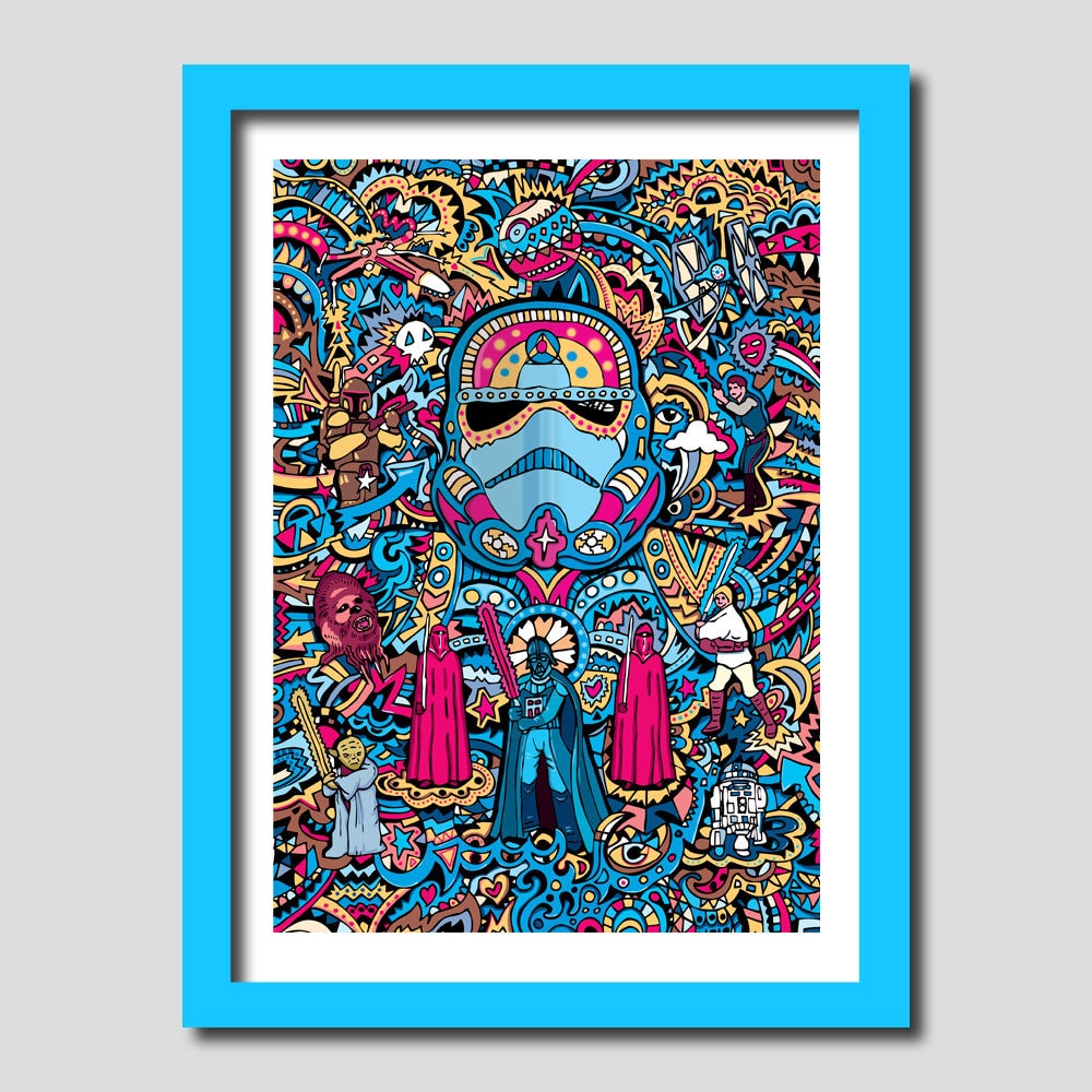 Stormtrooper Art Print Star Wars Art Print | Etsy