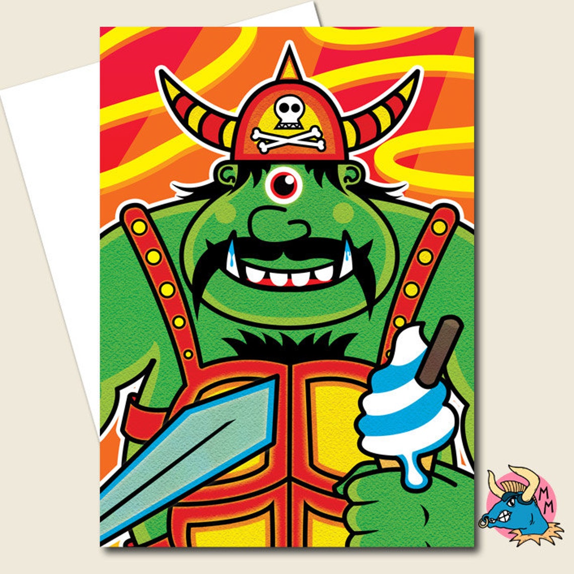 Viking Card Birthday Card Greeting Card Funny Card Card | Etsy