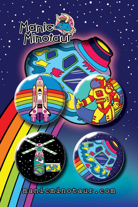 Space Badge Pack 2. Pin Badge. Pin Badges. Badge. Badges. | Etsy UK