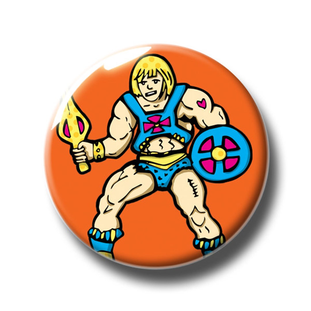 He-man Badge, He-man Pin, Stocking Filler, Small Gift. - Etsy