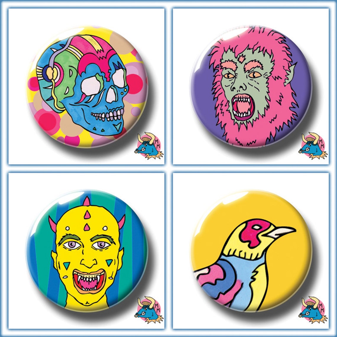 Moon Rocket Badge. Outer Space Badge. Spaceship. Pin Badge. | Etsy