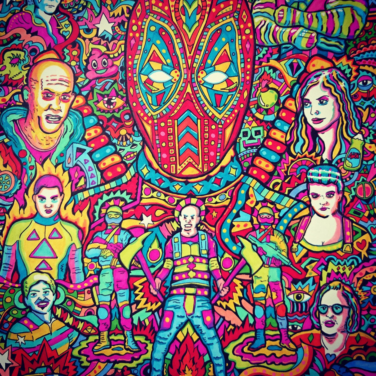 Deadpool Card Deadpool Birthday Card Superhero Card | Etsy