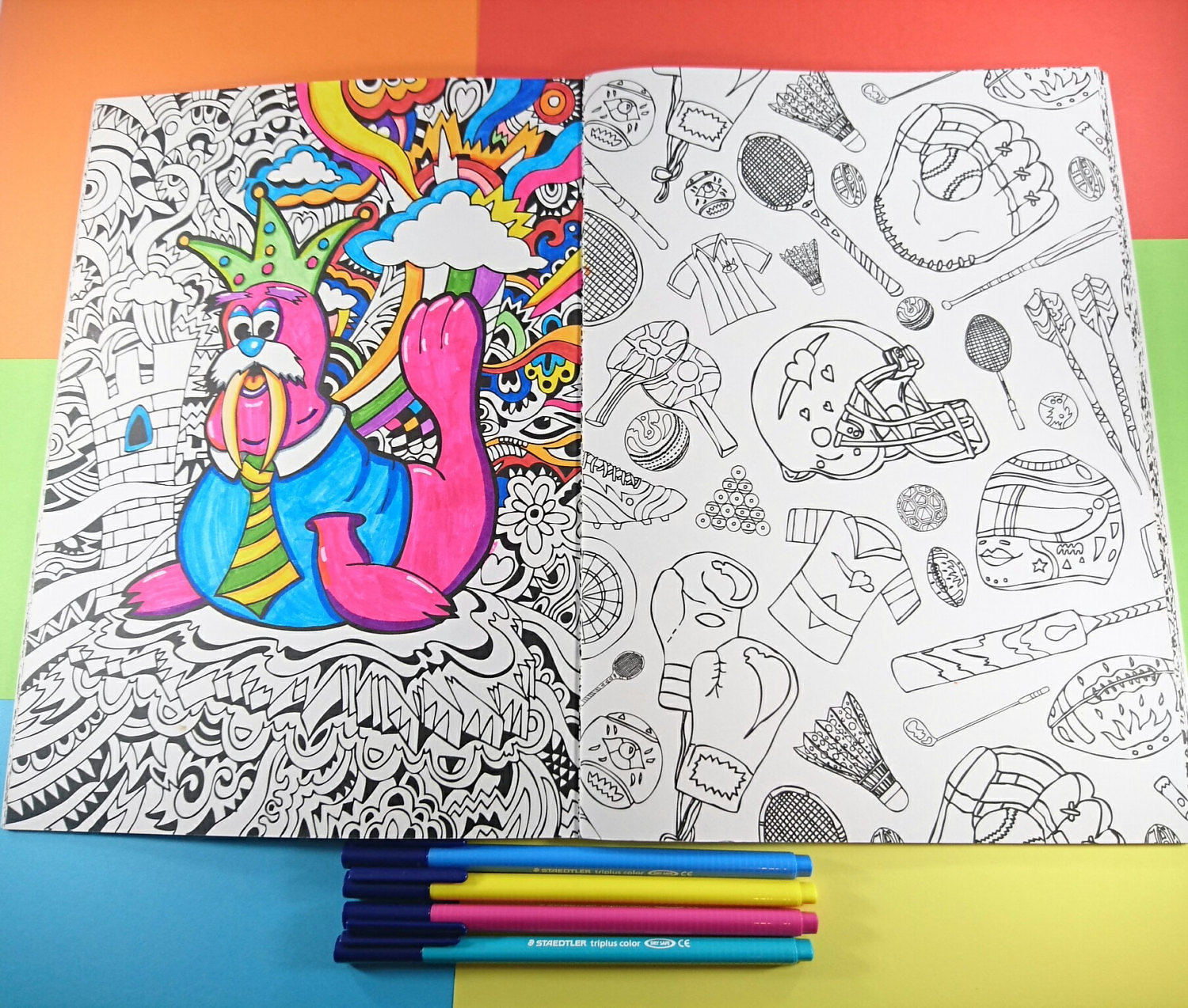 Coloring Book Coloring Pages Colouring Book Colouring | Etsy