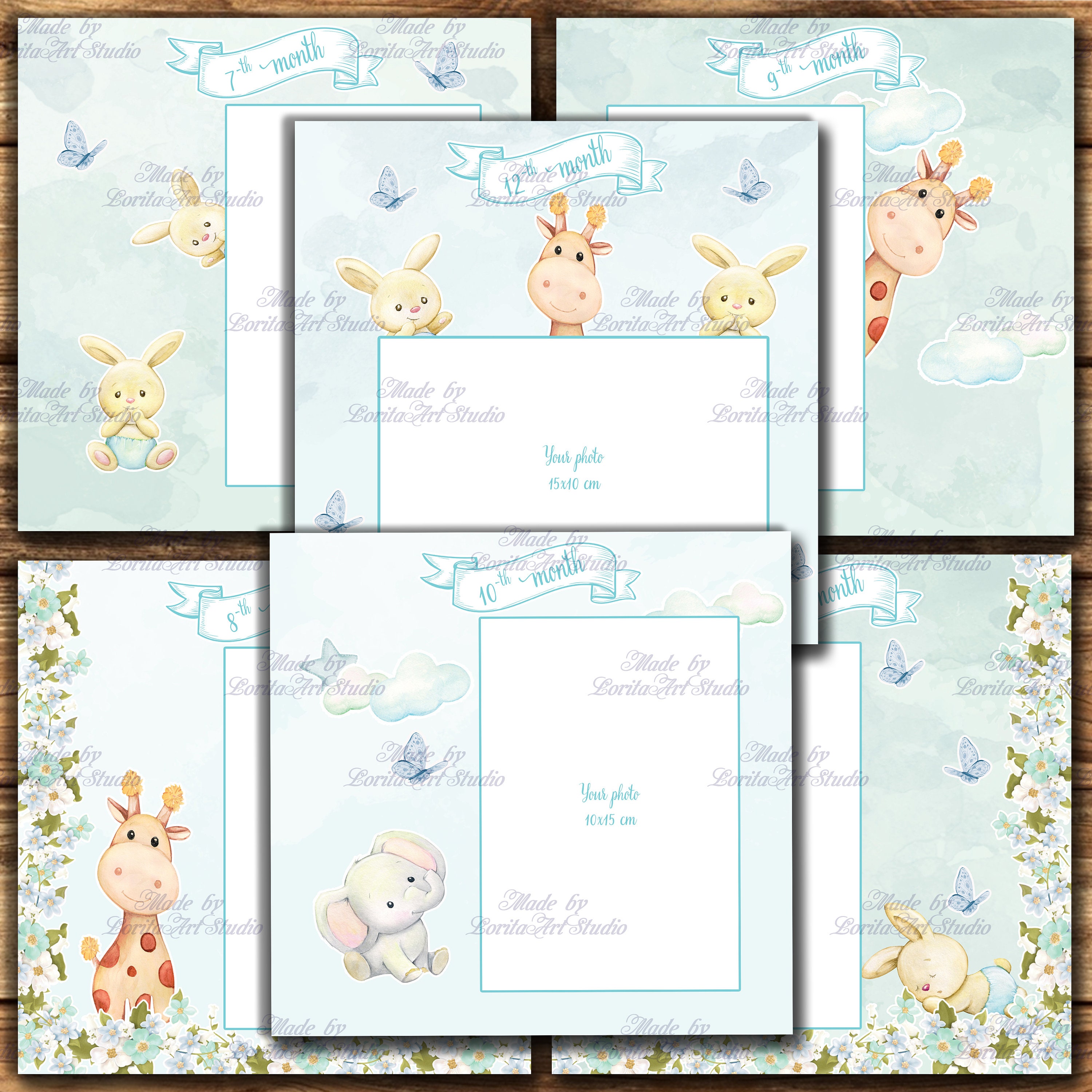 Baby Boy Diary, First Year, Baby Journal and Memory Book, Baby Digital ...