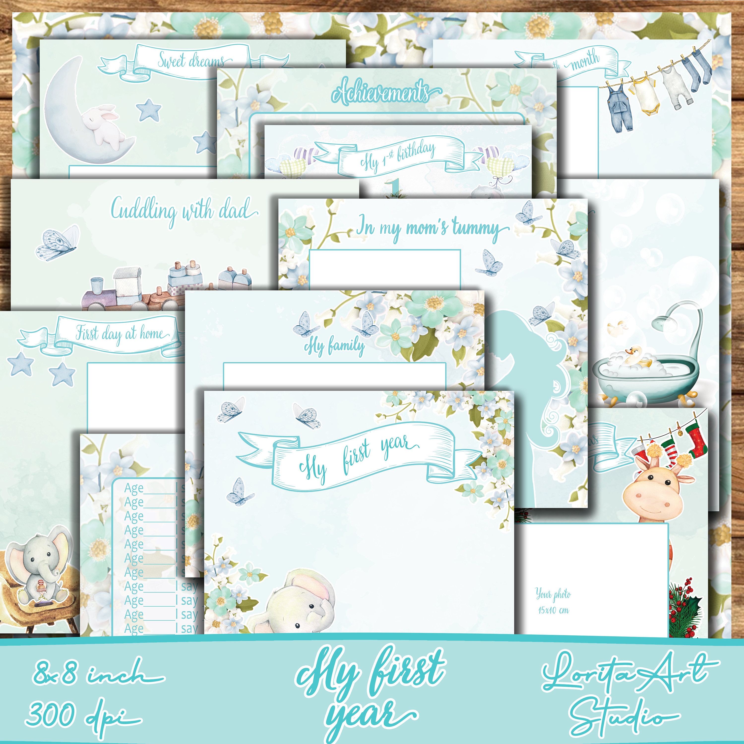 Baby Boy Diary First Year Baby Journal and Memory Book Baby - Etsy