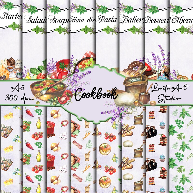 Cooking Scrapbook - Etsy