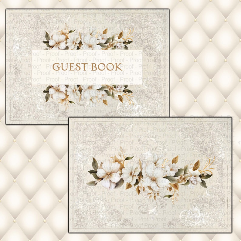 Printable Guest Book Pages/wedding Guest Book/guest Book Printable ...