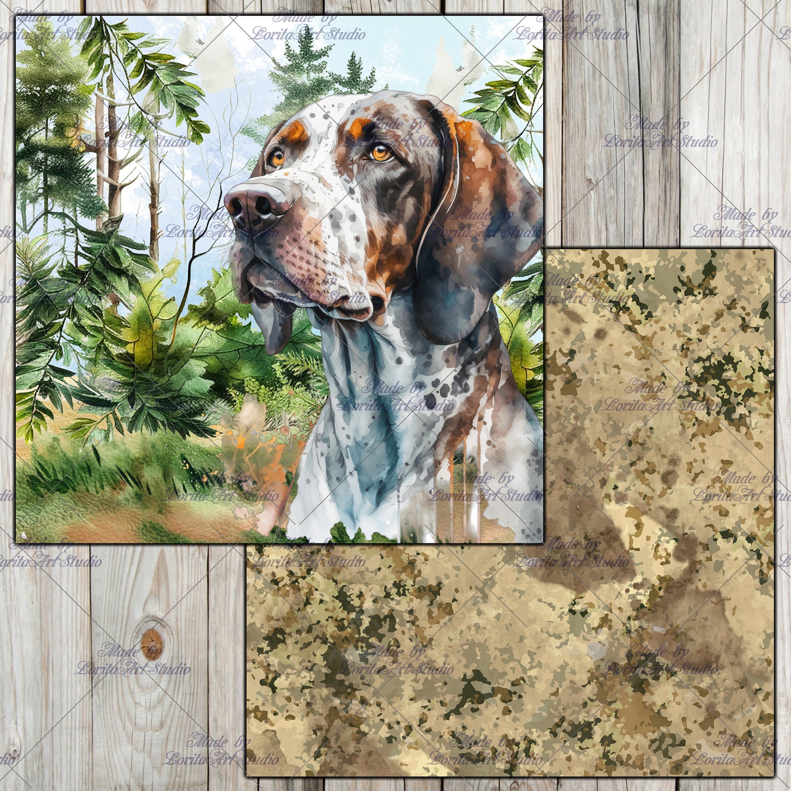Hunting Day, Hunter Collection, Hunting Digital Papers, Printable ...