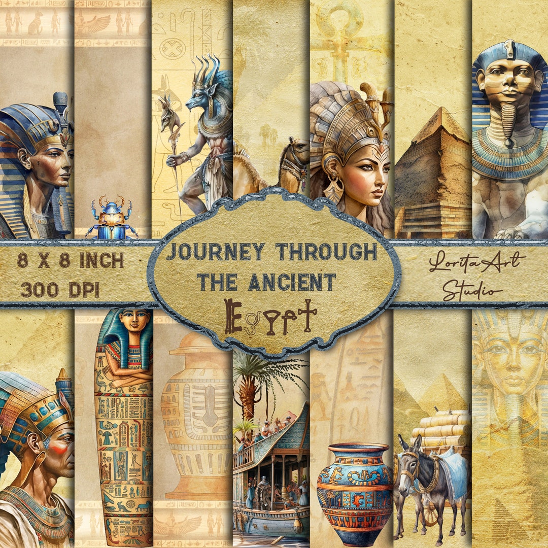 Journey Trough the Ancient- Ancient Egypt, Ancient Digital Papers ...