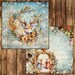 Golden Christmas, Christmas Digital Papers, Xmas Printable ...