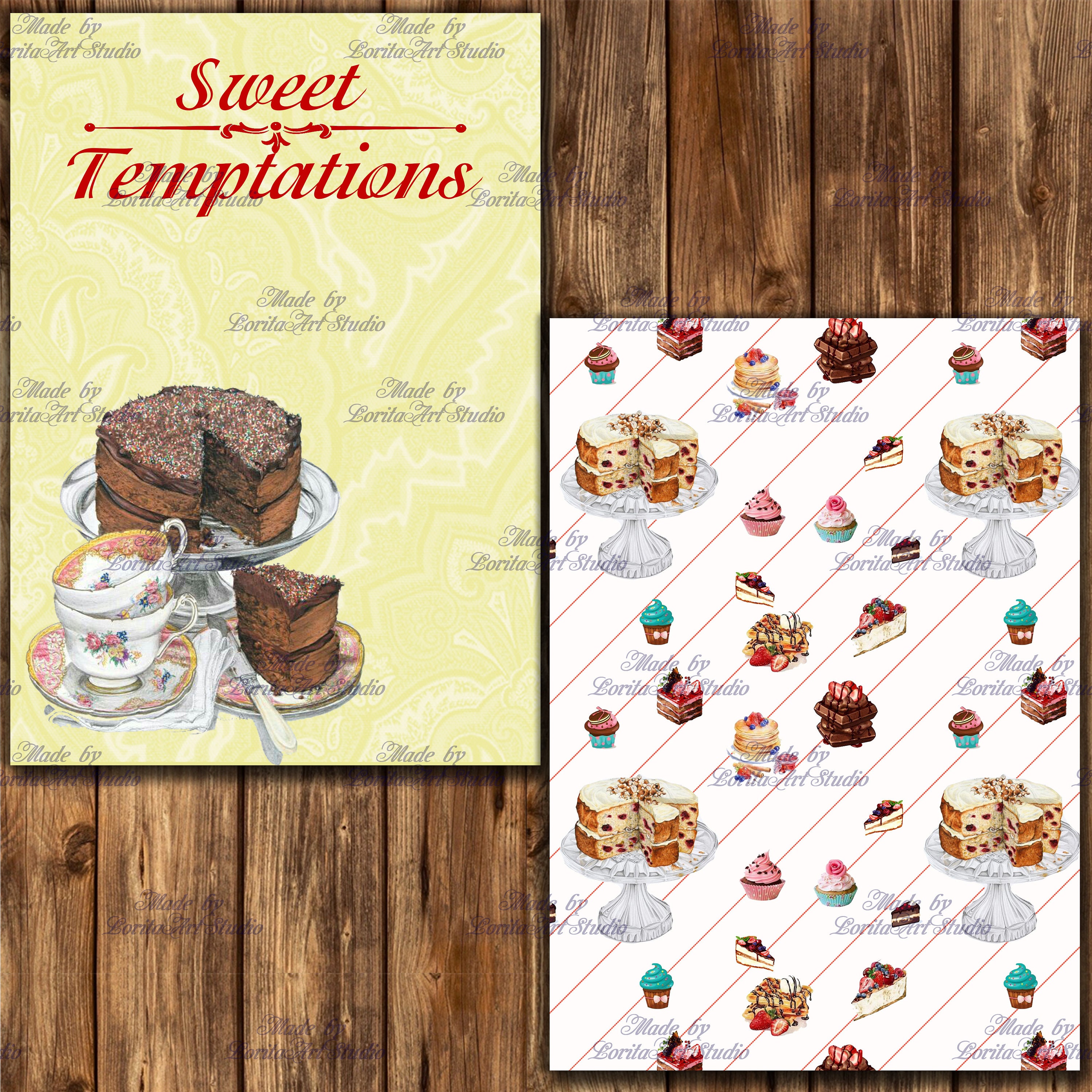 Recipe Book Collection Cooking Paper Pack Printable - Etsy