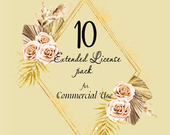 Extended License for Commercial Use Graphic Design Digital - Etsy