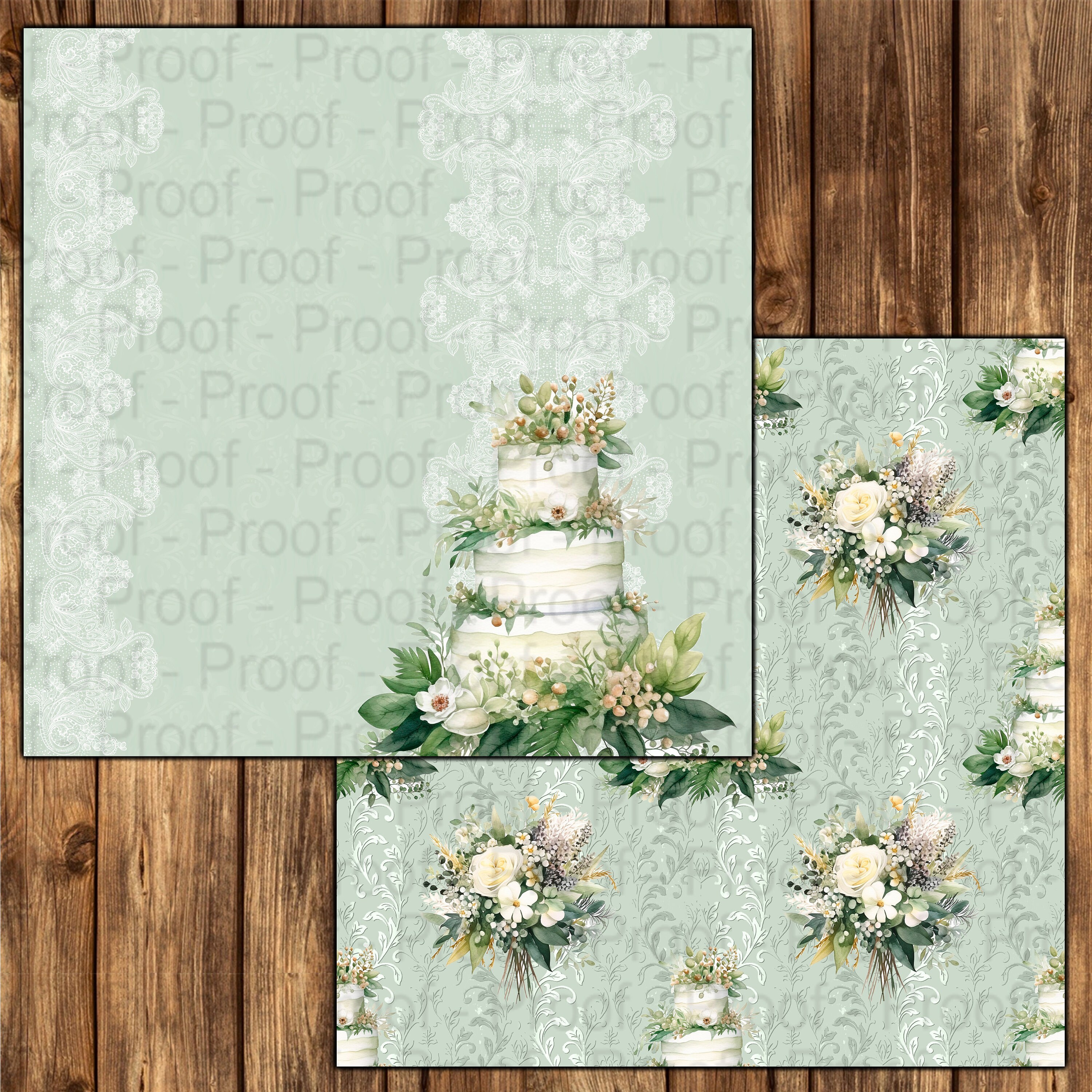 Forest Wedding Digital Papers Wedding Tendence Printable - Etsy