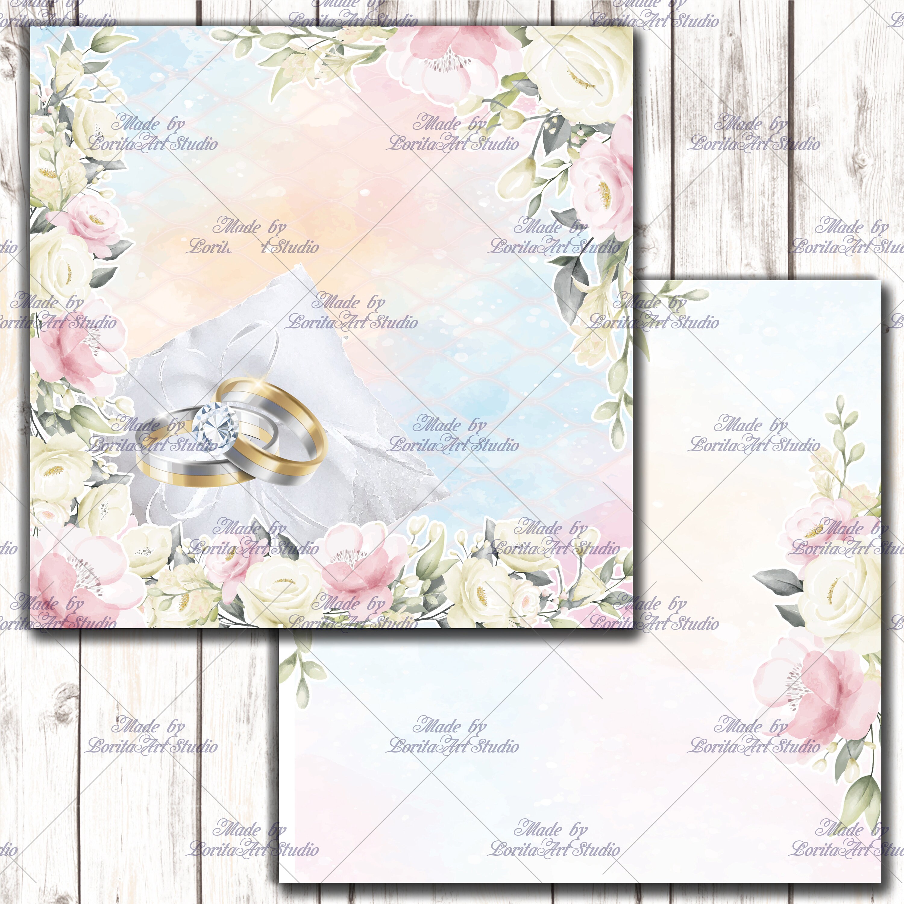Wedding Story, Wedding Digital Papers, Wedding Tendence, Printable ...