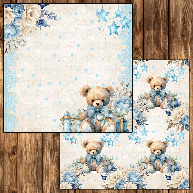 Little Prince , Baby Boy Digital Paper Pack, New Born Boy Collection ...