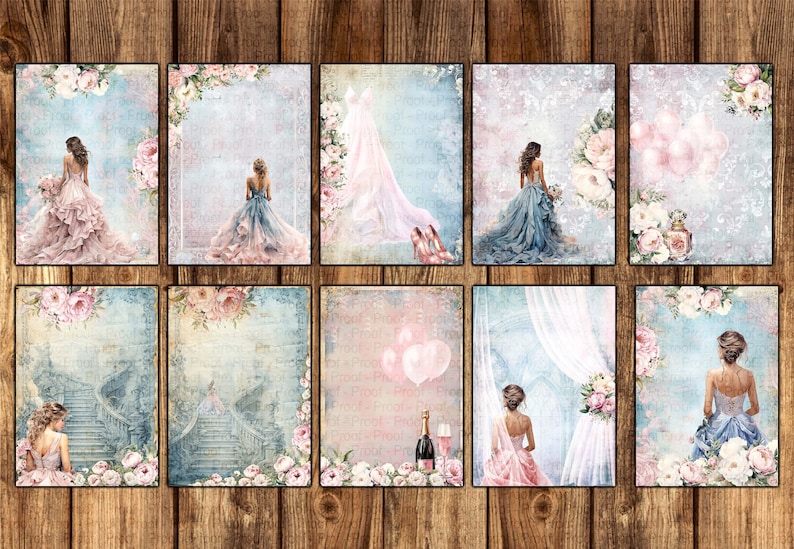 The Prom Princess, Prom Digital Papers, Prom Night, Printable ...