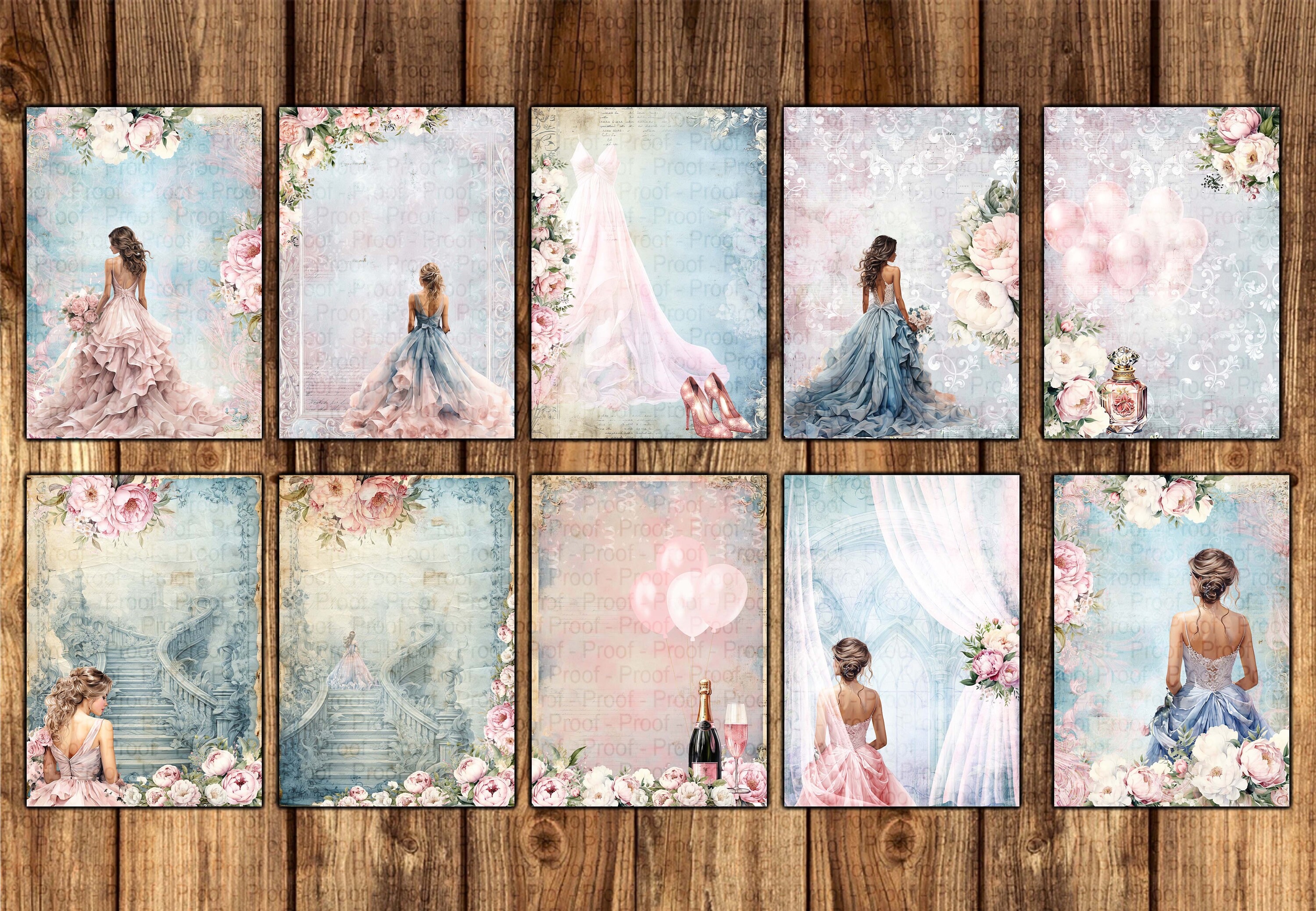 The Prom Princess, Prom Digital Papers, Prom Night, Printable ...