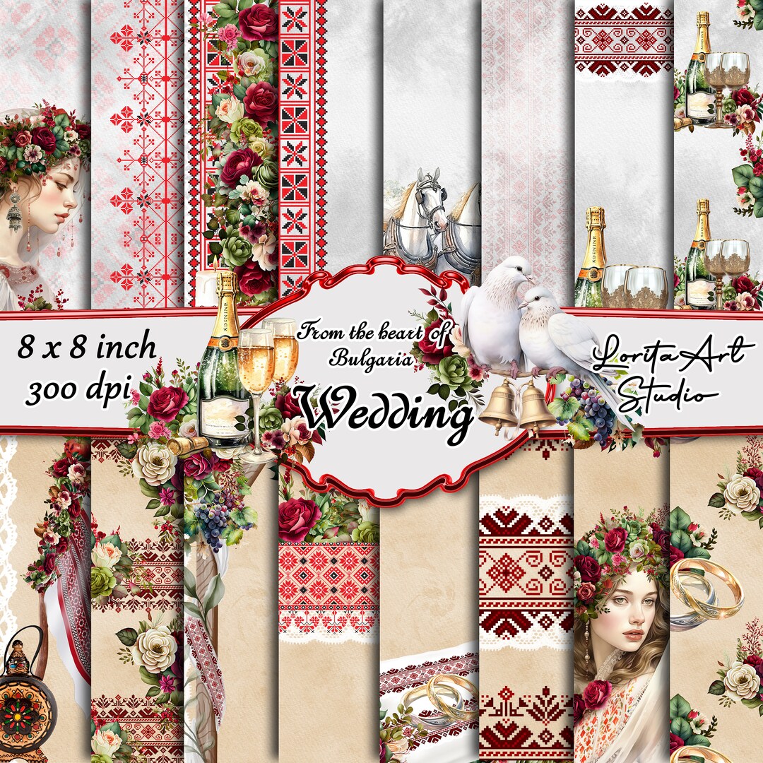 From the Heart of Bulgaria- Wedding,bulgarian Wedding Scrapbook, Ethno ...