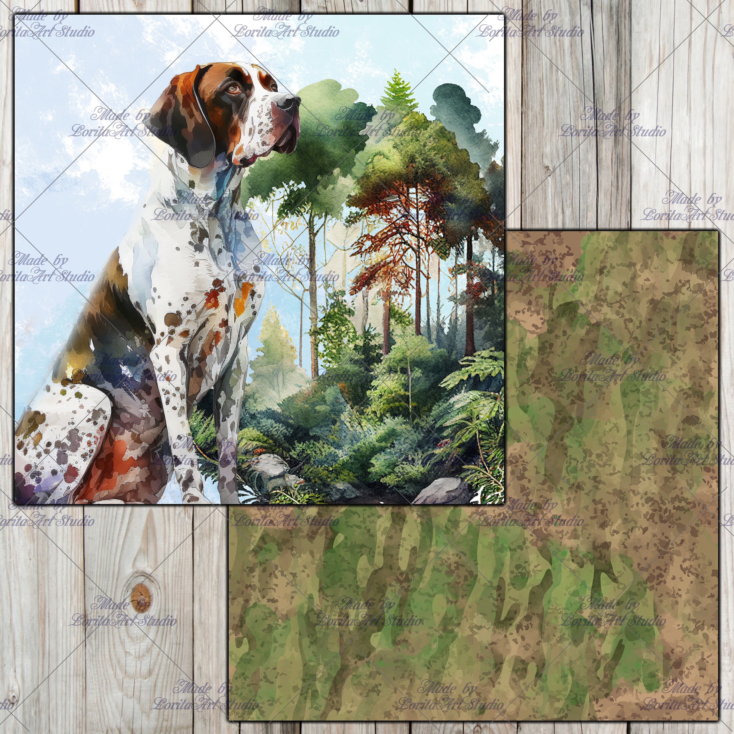 Hunting Day, Hunter Collection, Hunting Digital Papers, Printable ...