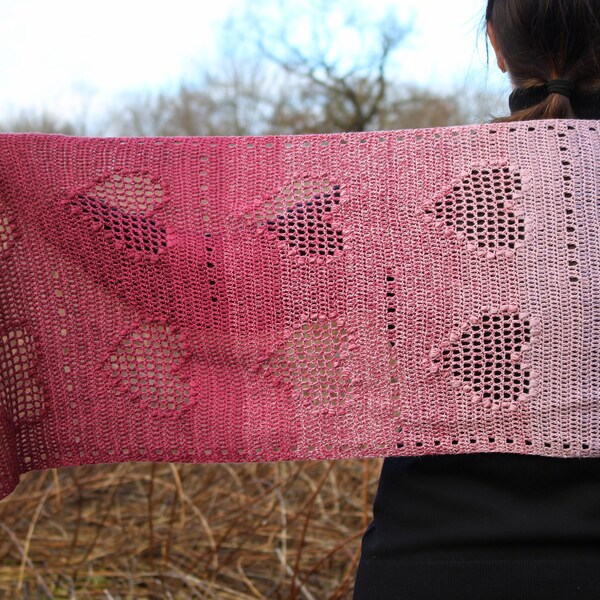 Filet Heart Pattern - Etsy