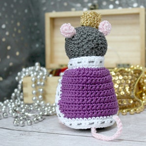 CROCHET PDF PATTERN: Reginald the Royal Rat | Amigurumi Rat, Crochet ...