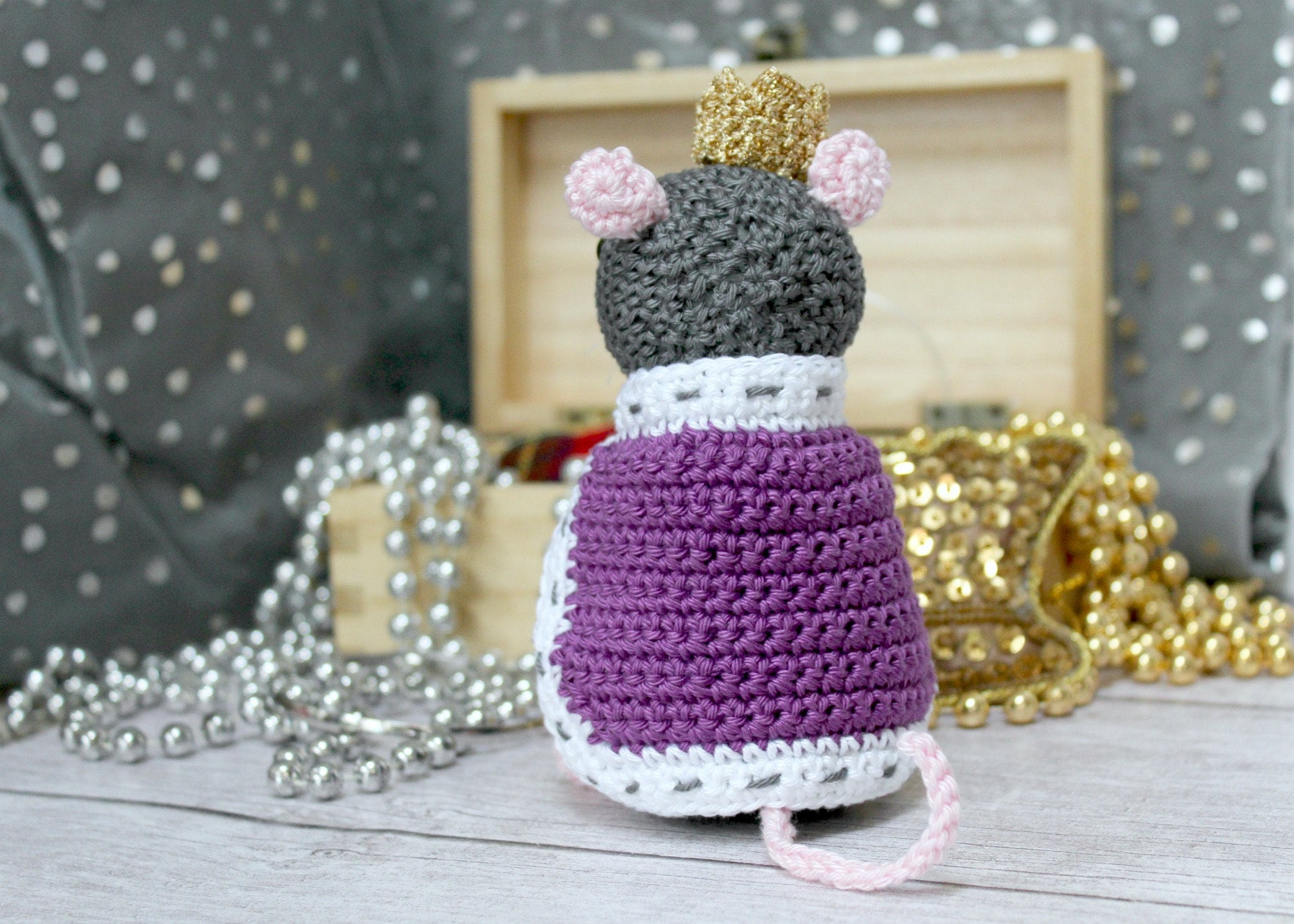 CROCHET PDF PATTERN: Reginald the Royal Rat | Amigurumi Rat, Crochet ...