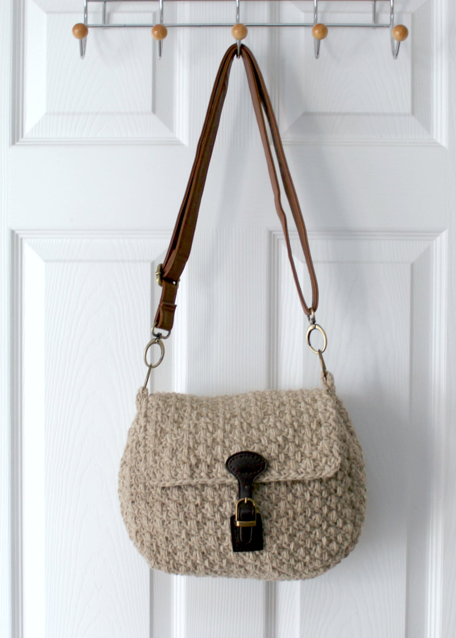 CROCHET PDF PATTERN: Bramble Saddle Bag | Crochet Bag, Crochet Handbag, Crochet Bag Purse ...