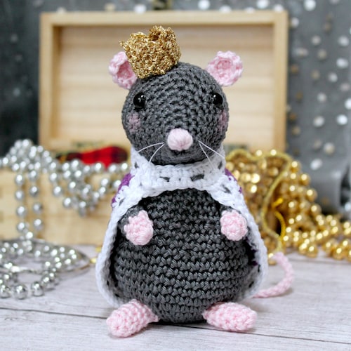 Rupert the Rat Crochet Pattern PDF Make a Cute Rat Amigurumi - Etsy