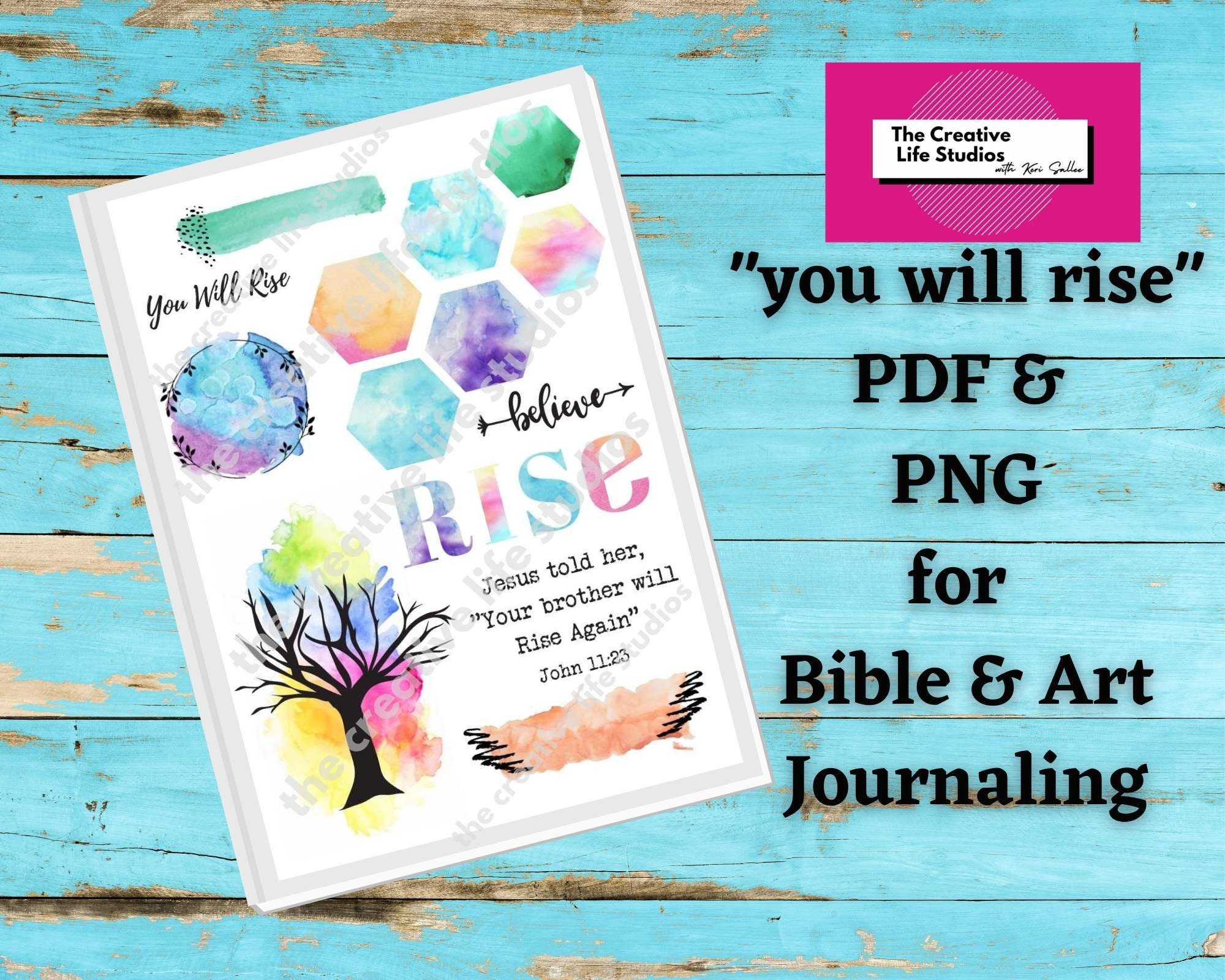 You Will Rise - Watercolor Printable - Printables for Bible and Art ...