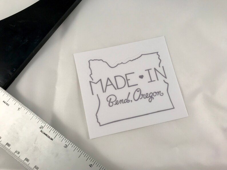 Made in Bend Oregon Stickers Packaging Stickers Stickers for - Etsy