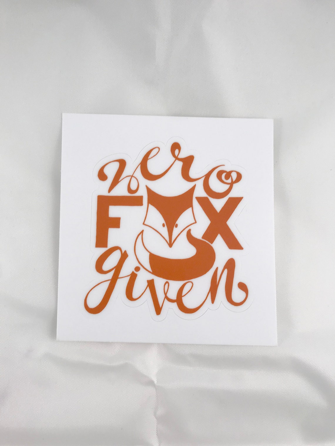 Zero Fox Given Stickers Packaging Stickers Stickers for | Etsy
