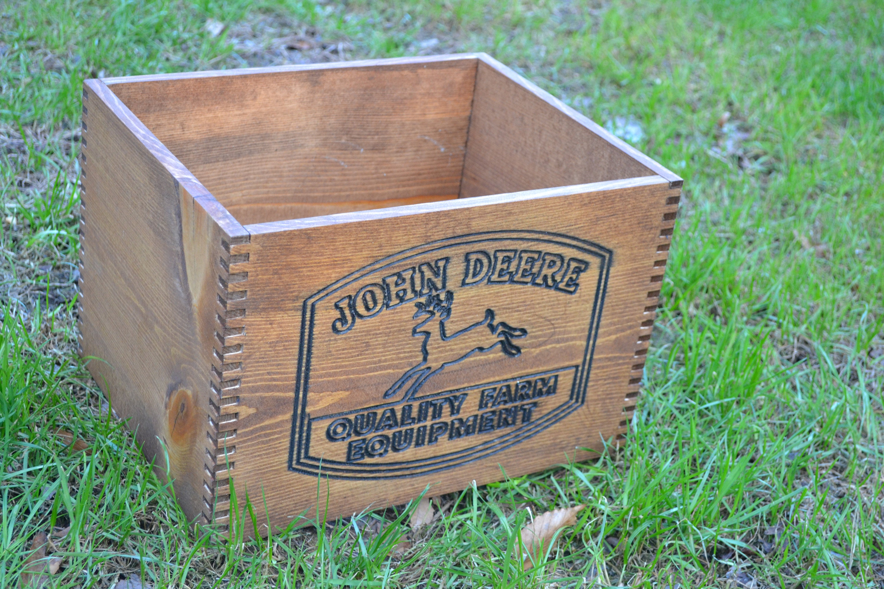 Vintage John Deere Parts Crate Replica - for Man-cave, Prop, Decor ...