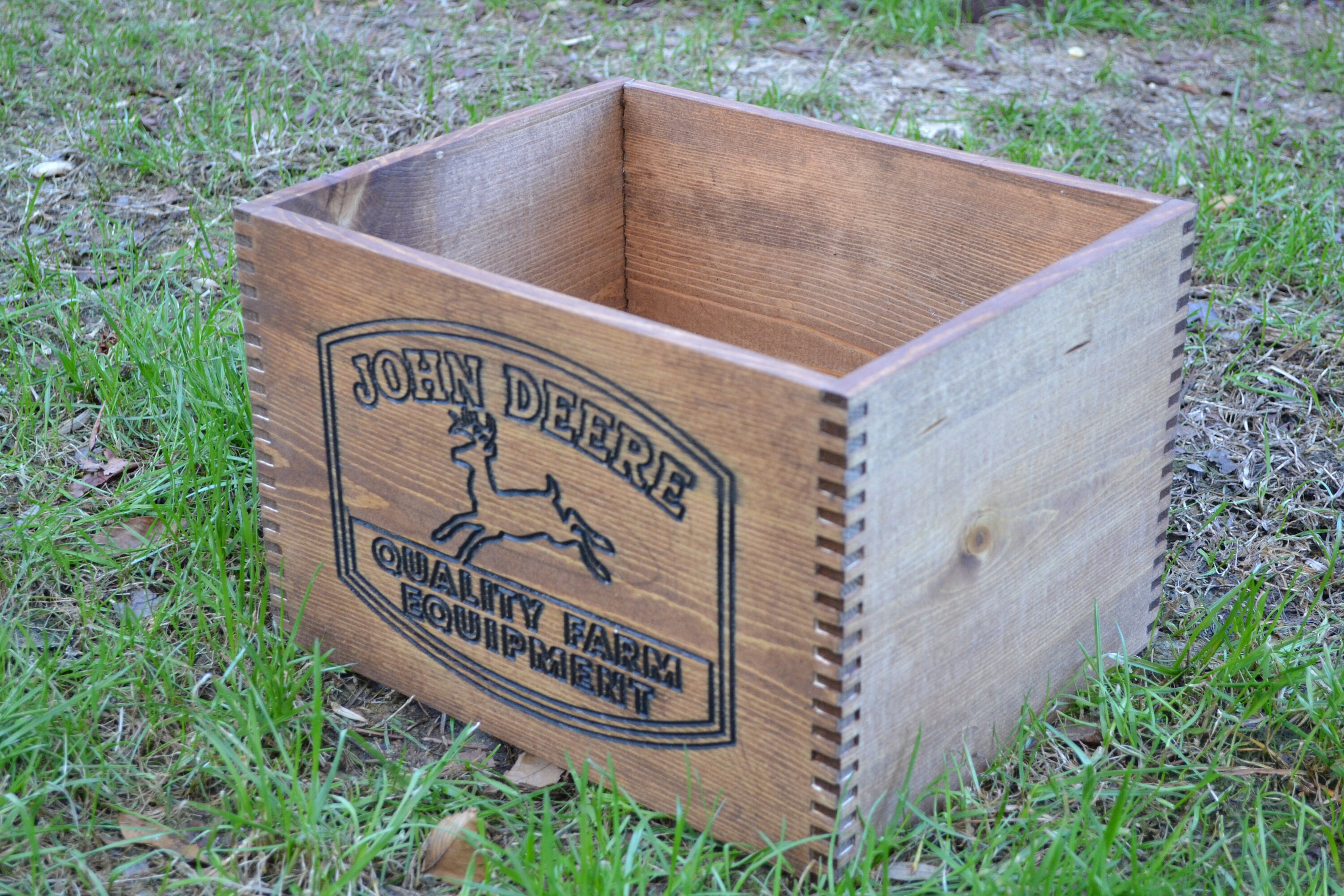 Vintage John Deere Parts Crate Replica - for Man-cave, Prop, Decor ...